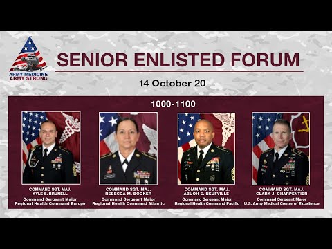 AUSA Virtual Conference - SENIOR ENLISTED FORUM