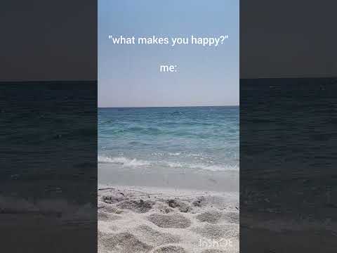 "what makes you happy?" me:... #Sardinia #Italy #Vlog #beach #shorts