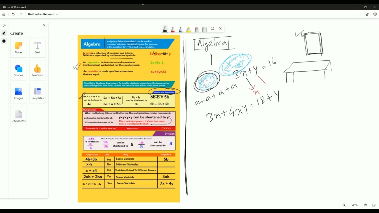 educational math posters for algebra language problems and solution #mathposter #shorts #shortvideo