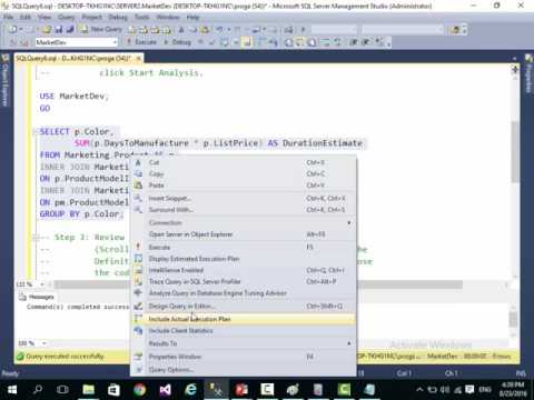 56 Database Engine Tuning Advisor Demo