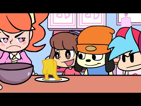 Scratchin Melodii mod fnf parappa the rapper vs Jamtine #scratchinmelodii