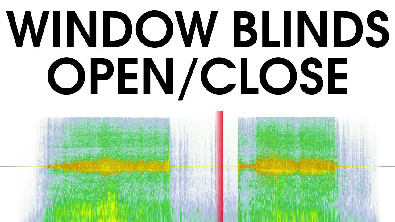 Window Blinds Open/Close Sound Effect