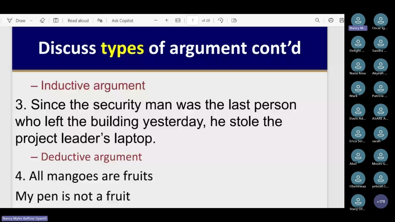 Unit 6 Deduction/induction (ponens and co)