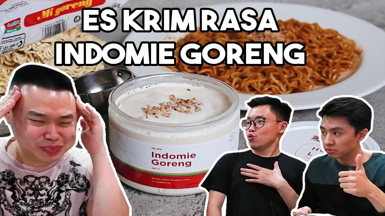 Indomie Mi Goreng-flavored ice cream exists, and it looks tasty AF ...