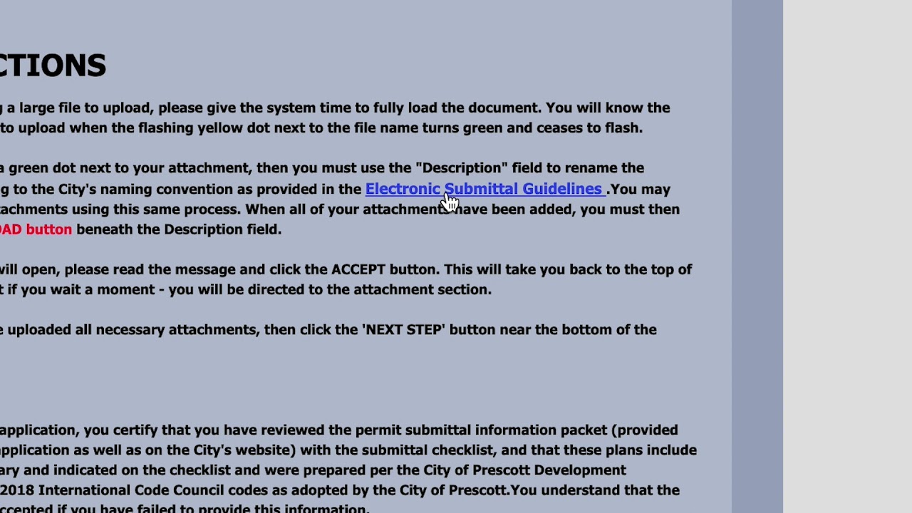 Video Tutorial Online Permitting  Customer Application