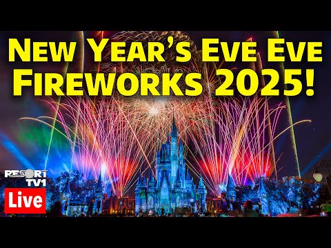 Live: New Year's Eve Fireworks 2025 at Walt Disney World - Magic Kingdom