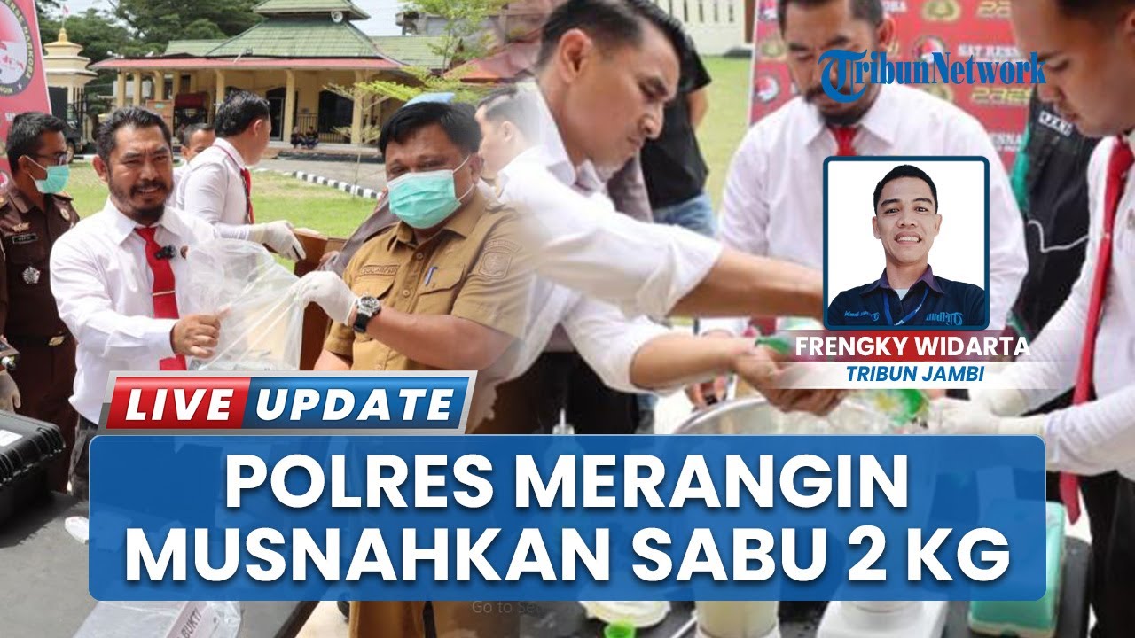 Sabu 2 Kg Dimusnahkan Satresnarkoba Merangin, Hasil Penangkapan Dua ...