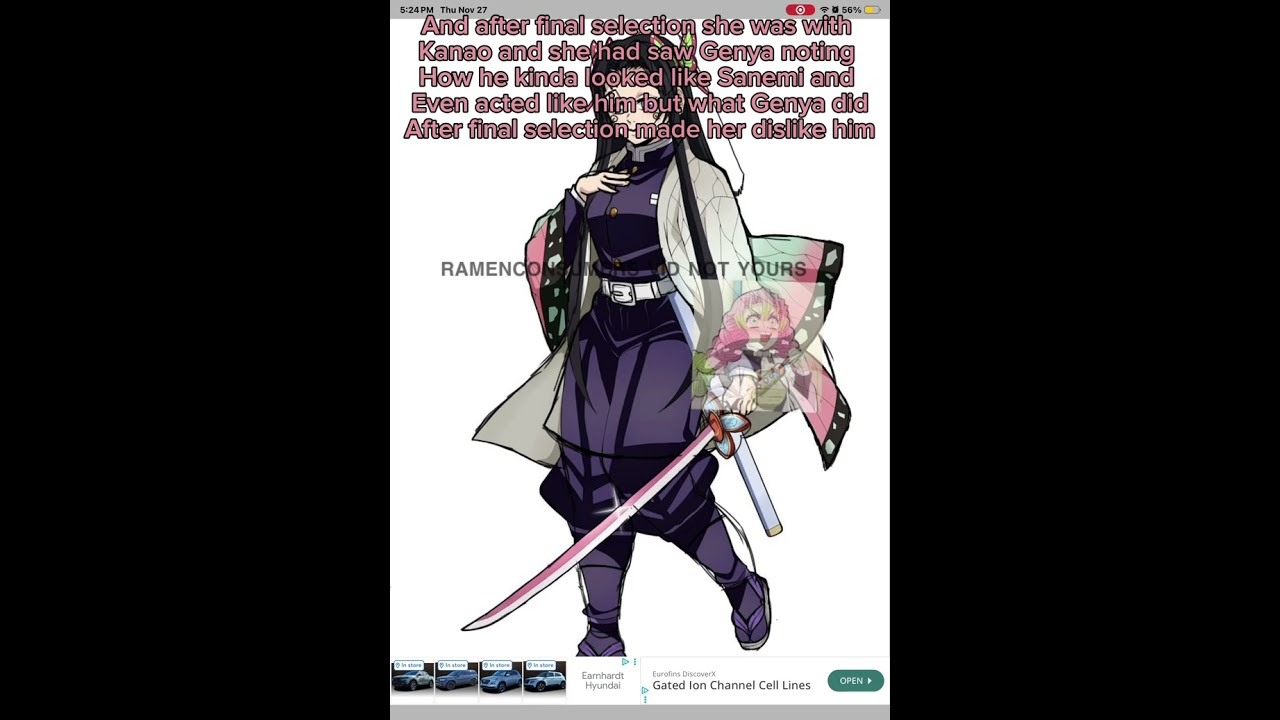 MY NEW DEMON SLAYER OC #demonslayer #oc #viral #demonslayeroc 