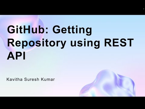 GitHub: Getting Repository using REST API