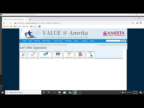 How to do experiment Lee,s disc ,bad conductor with virtual lab