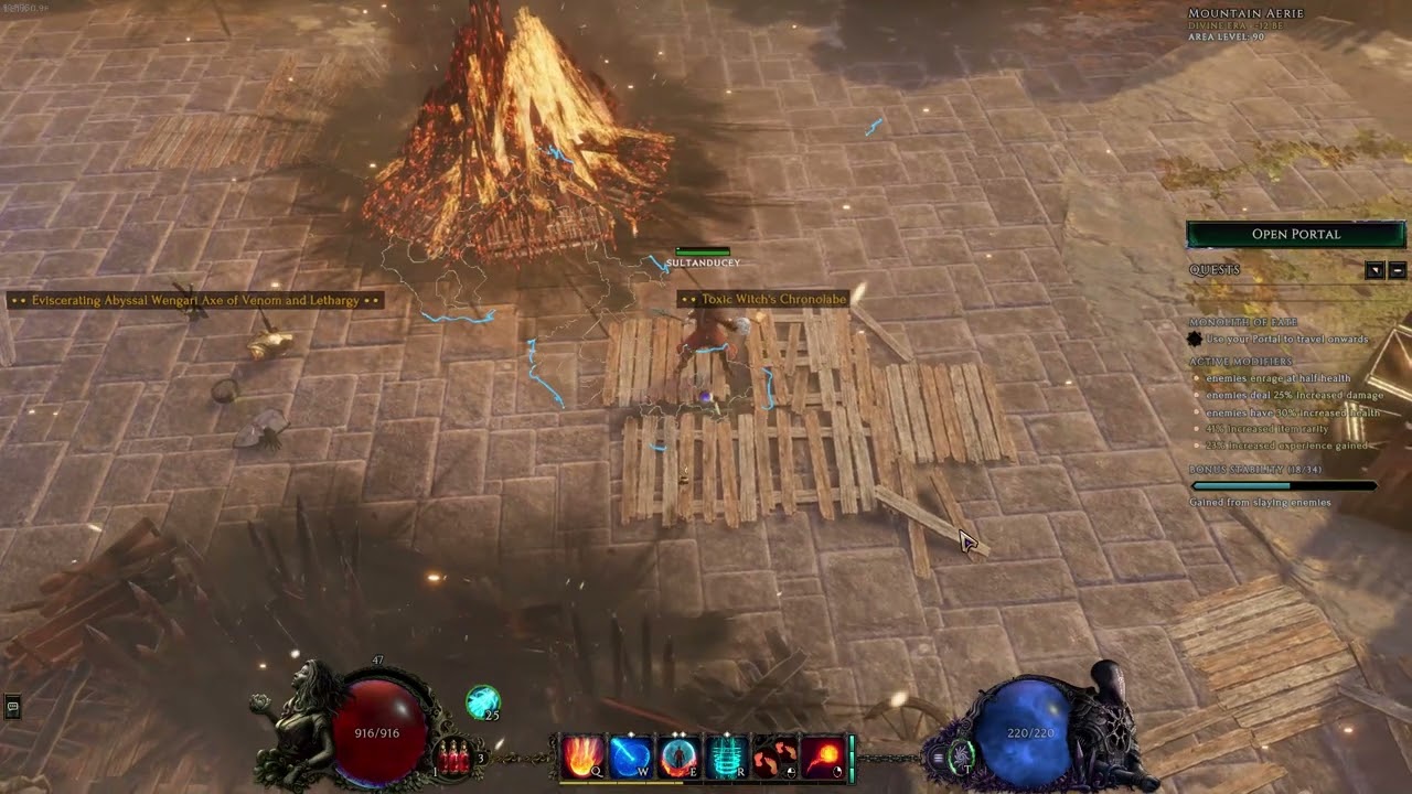 Missing projectiles in map Mountain Aerie - Bug Reports - Last Epoch Forums