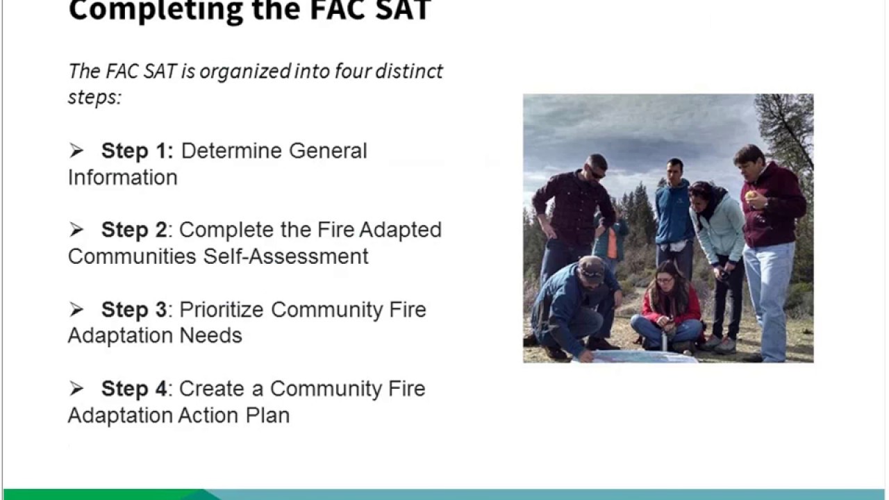 Fire Adapted Communities Self-Assessment Tool - FAC Learning Network