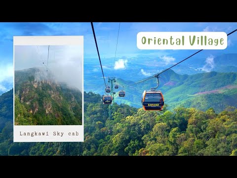 The longest free span mono cable car | Skycab Langkawi | Oriental village