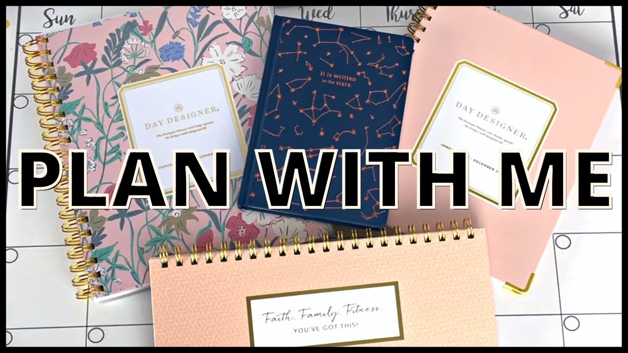 Plan With Me : Productivity & Planning Processes, Tips & Tools | Day Designer Planners