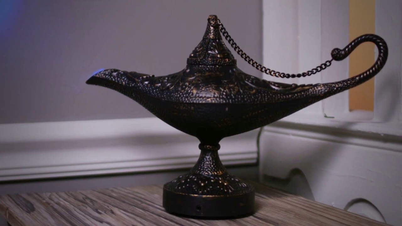 SS74291G - MAGIC GENIE LAMP W/ MIST-GOLD