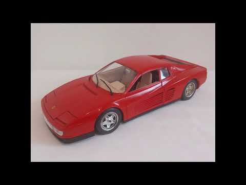 ***SOLD*** Burago Ferrari Testarossa (1984) 1/18 Scale Diecast Model Car - For Sale On Ebay