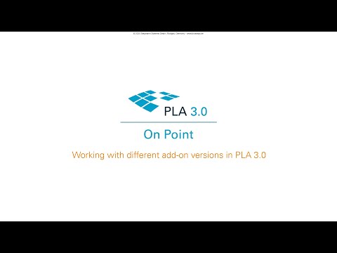 PLA On Point: Working with different add-on versions in PLA 3 0