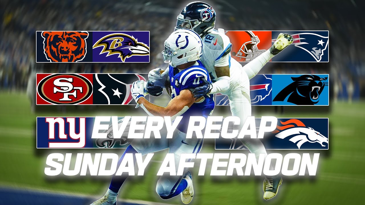 Every Recap from Sunday Afternoon | 2025 NFL Season Week 8
