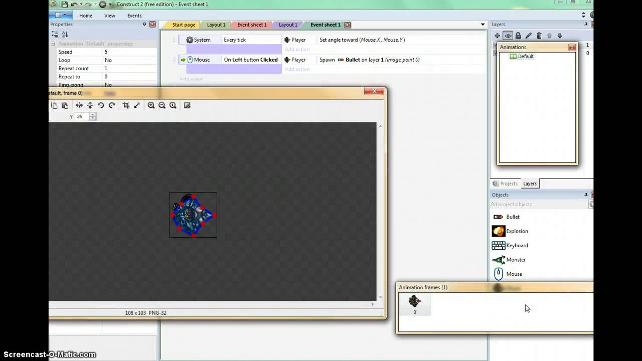 Whole Tutorial: Construct2 Beginner's Guide