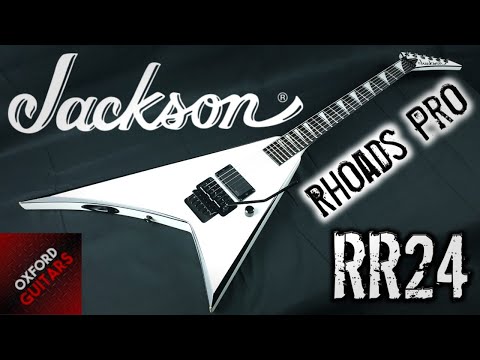 Jackson RR24 Rhoads Pro 2007 Snow White with Black Bevels | Reverb