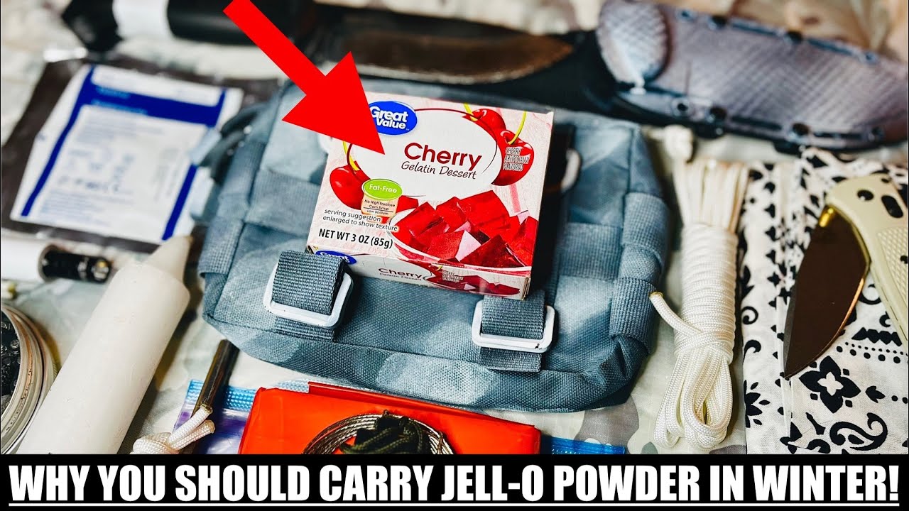 Essential Winter Survival EDC: Why Jell-O Packets Can Save Your Life ...