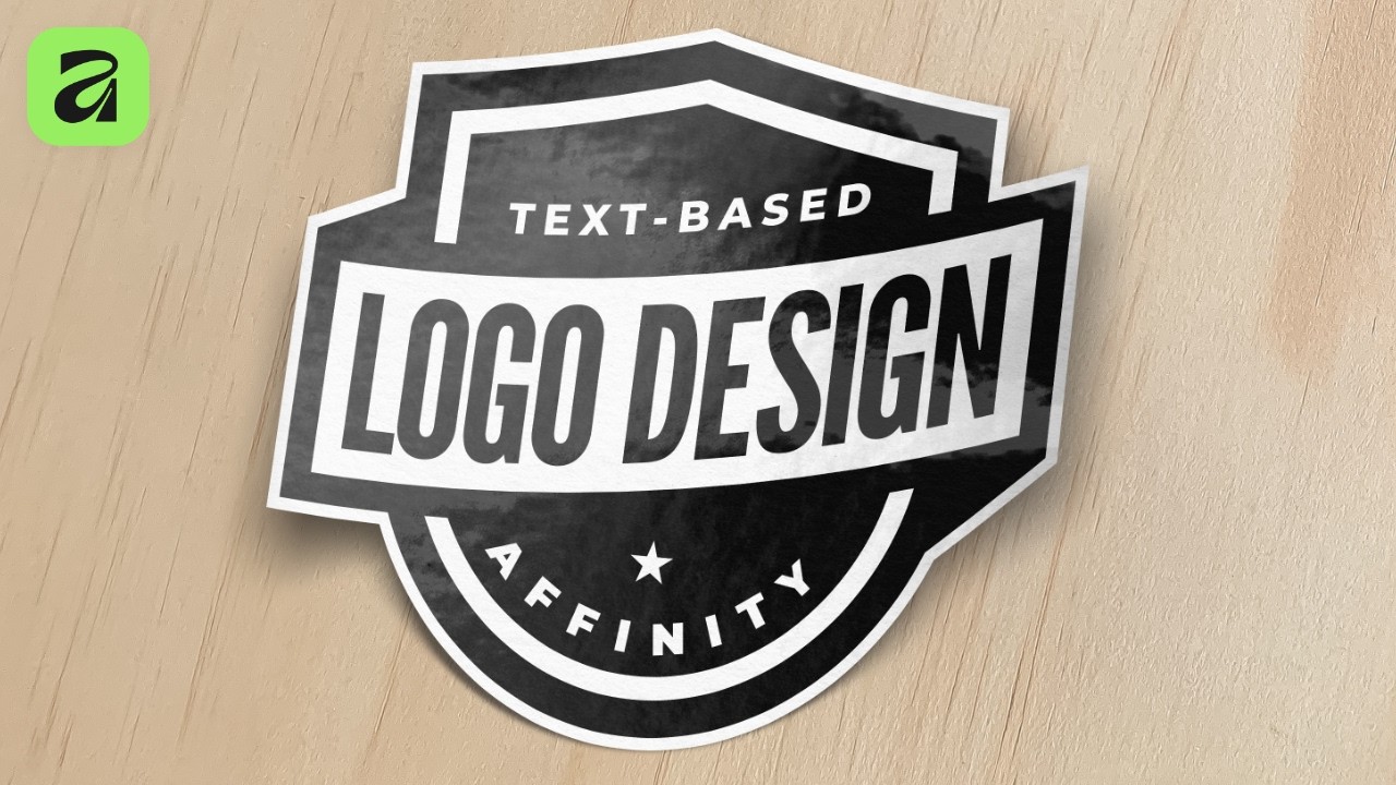 Create A Text-Based Logo Design with Affinity | Tutorial