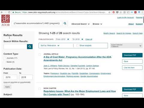 Search JSTOR for Full Text Journal Articles