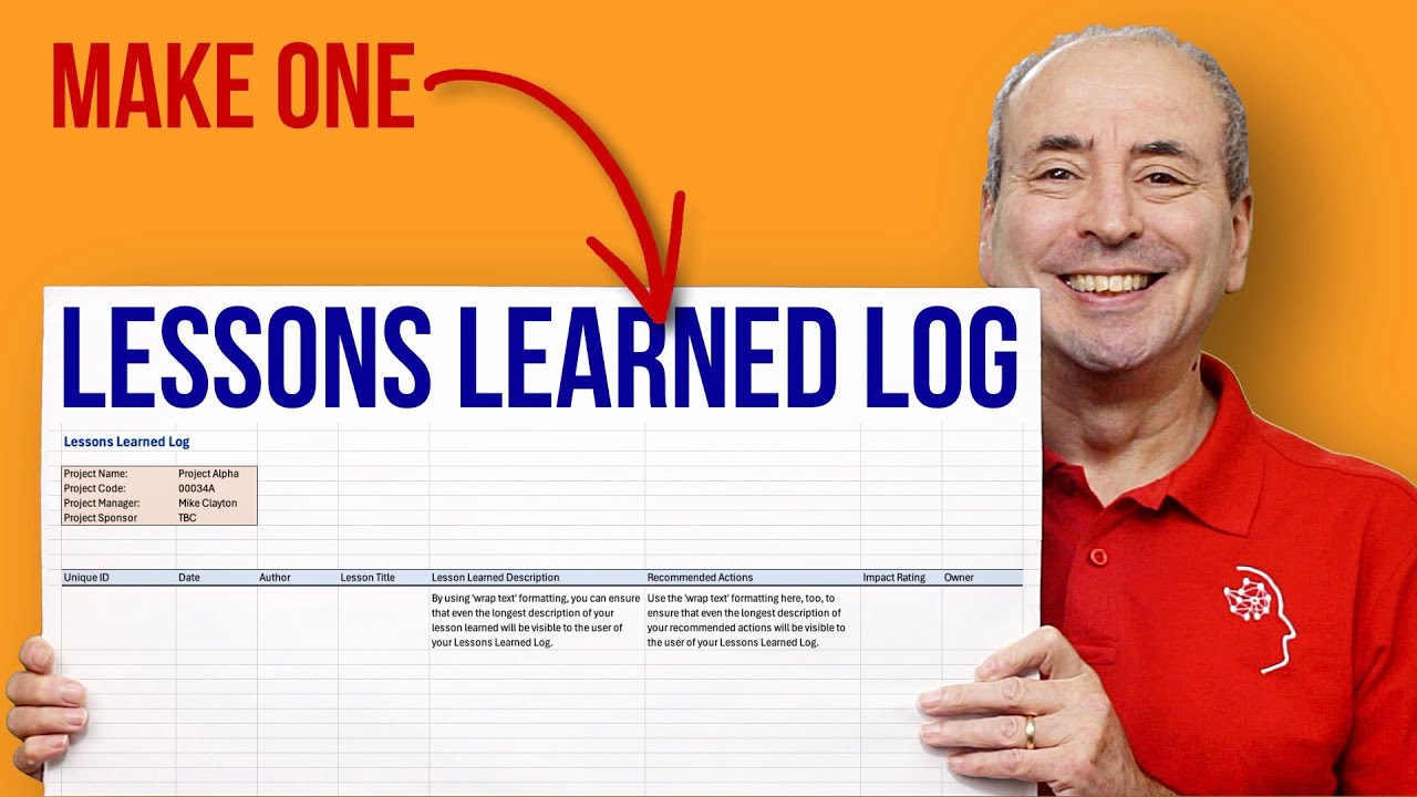 How to Build a Lessons Learned Log: Step-by-Step