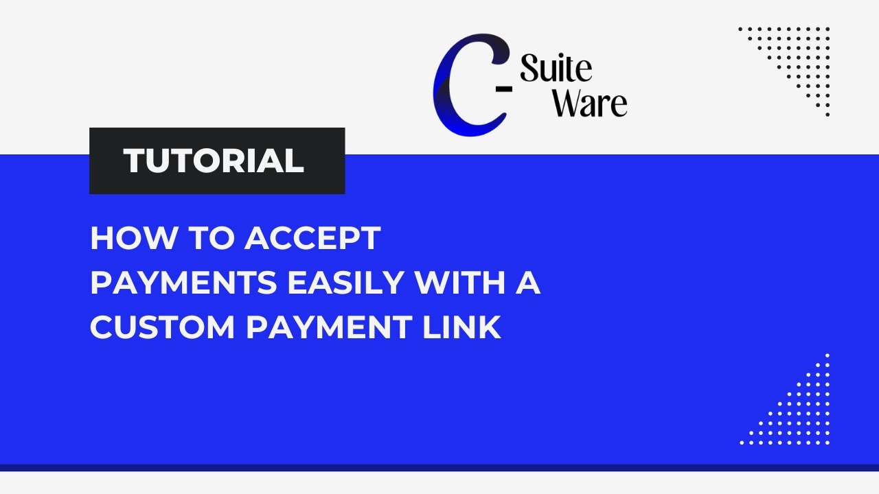 How to Accept Payments Easily with a Custom Payment Link