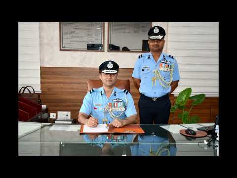 Air Commodore Vikassheel Singh Saini takes over as the AOC of Air Force Station, Hakimpet