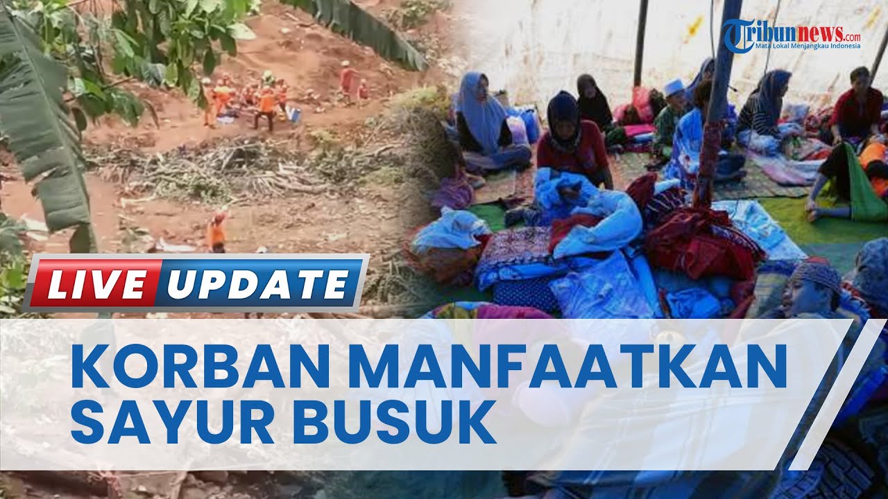 Bantuan yang Didapat Terbatas, Korban Gempa Cianjur Manfaatkan Sayur ...