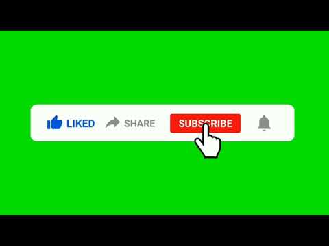 Green screen like share subscribe 2021 copyright free subscribe logo Vinod EDT