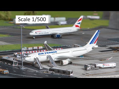 Model airport update | Ramp and stands [ Ultra-detailed with GSE 😲]