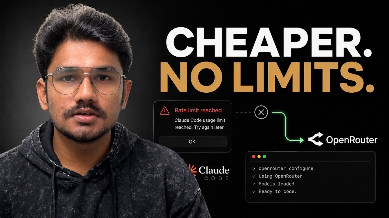 How to Use Free AI Models in Claude Code with OpenRouter (No $20 Plan Needed)