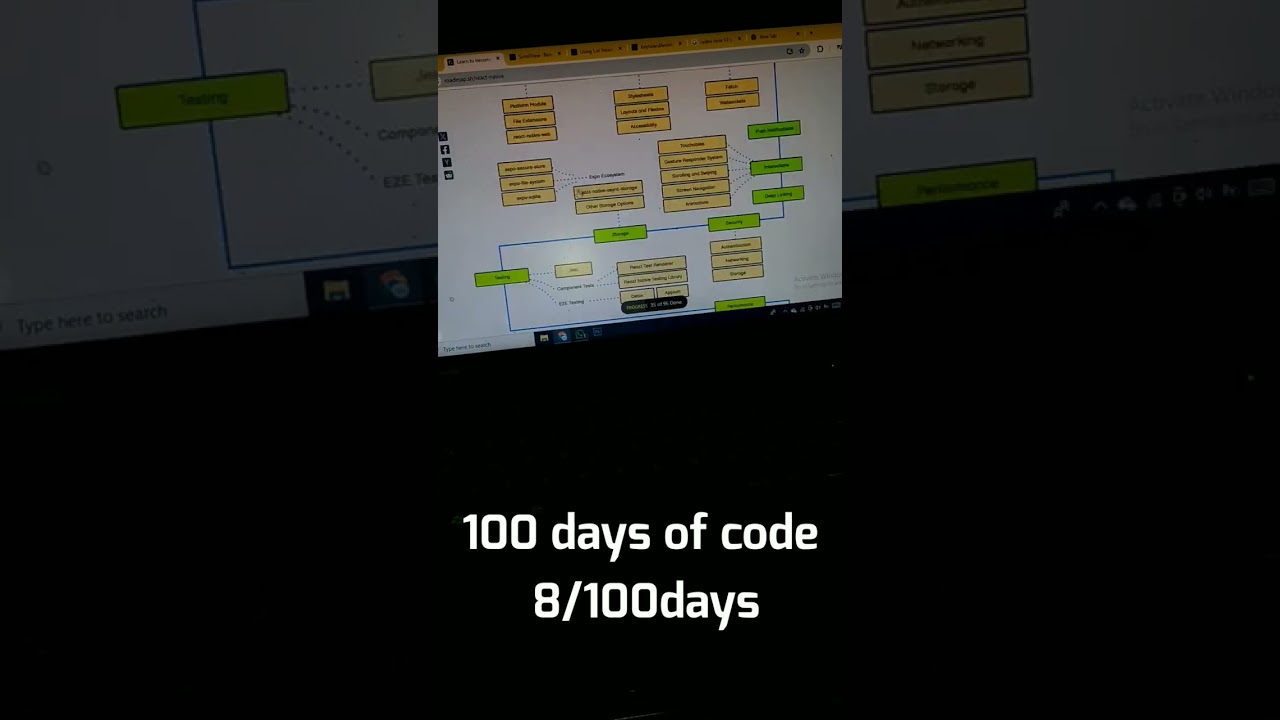 Day 8 #100daysofcode #coding react native expo 8/100 days