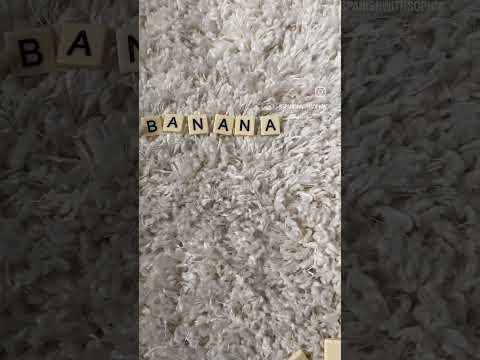 A great Spanish learning game for kids: Bananagrams en español