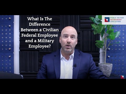 What is the Difference Between a Civilian Federal Employee and a Military Employee?