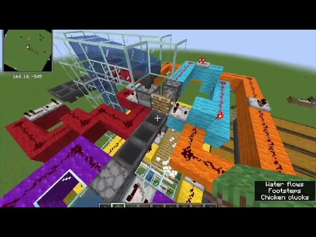 over-engineered chicken farm Minecraft Map