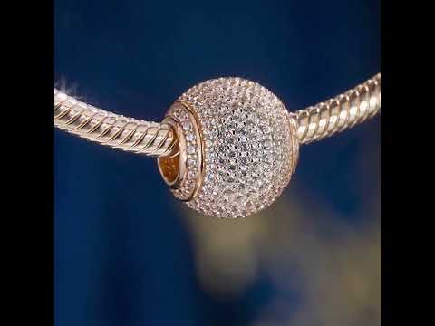 Gona rose gold-plated sterling silver charms #gona #pandora #jewelry