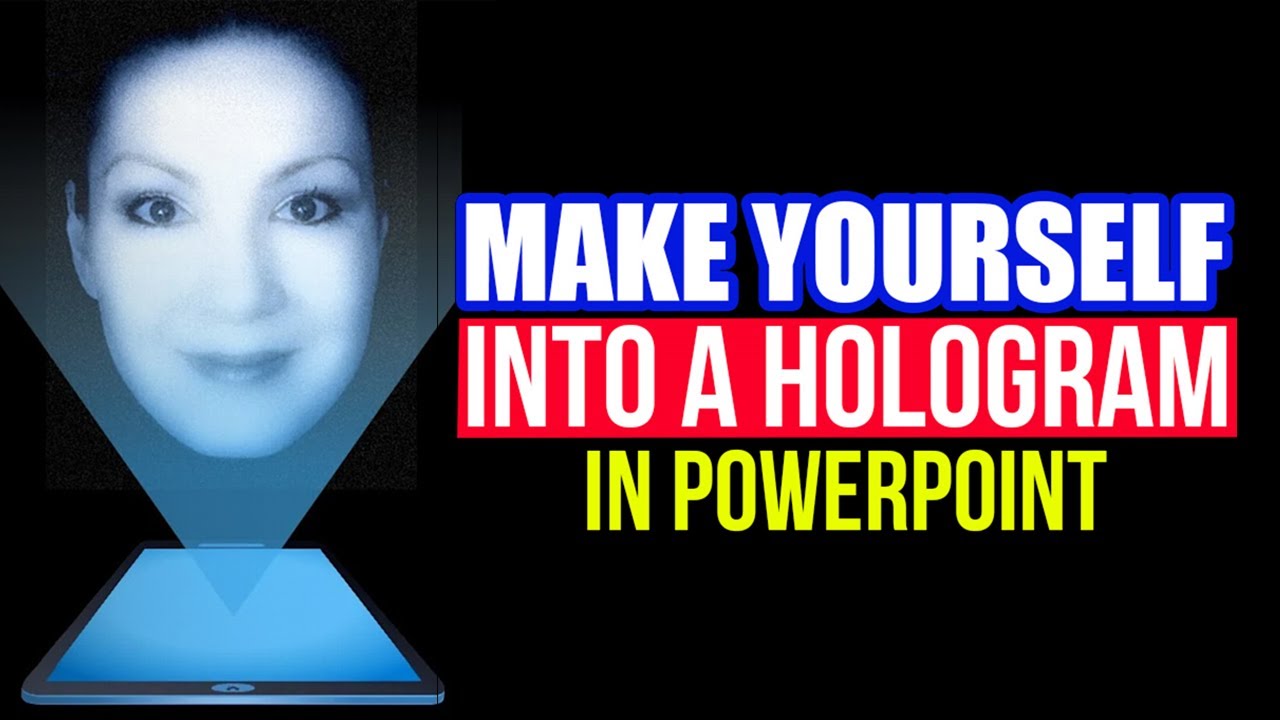 How to Make a 3D Hologram Video of Yourself... in PowerPoint!