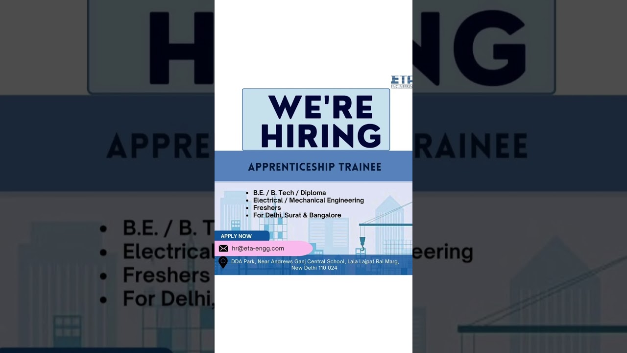 eta engineering pvt ltd hiring for diploma and b tech freshers students 2025