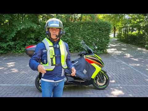DEMONSTRATION de l'Airbag Helite pour la sécurité des motards