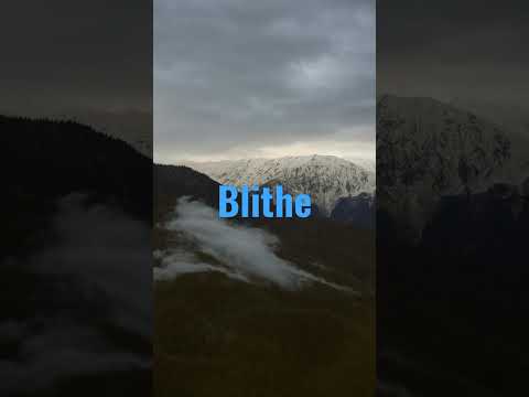 Blithe meaning