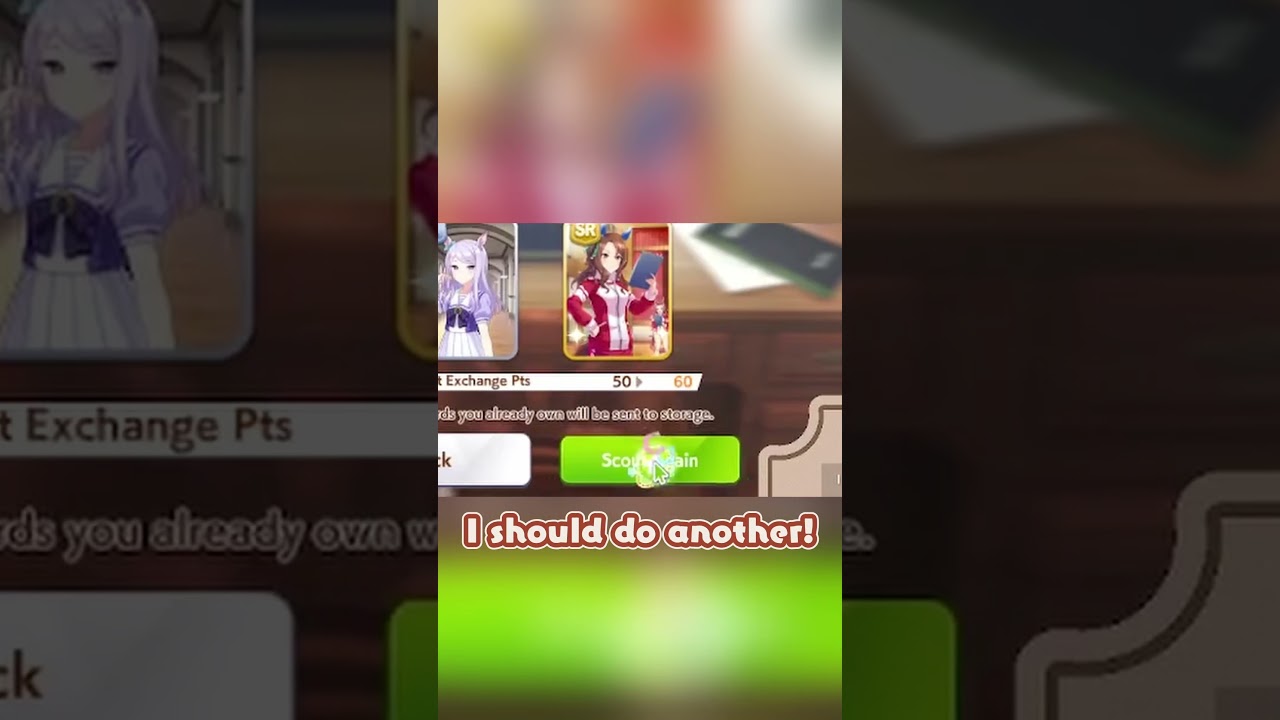 And they say streamer luck isn't real 😤| #Shorts #umamusume