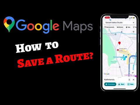 How to Save a Route on Google Maps (Step-by-Step Guide)?
