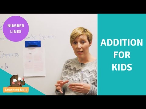Addition for Kids - Number Lines - Math Tools