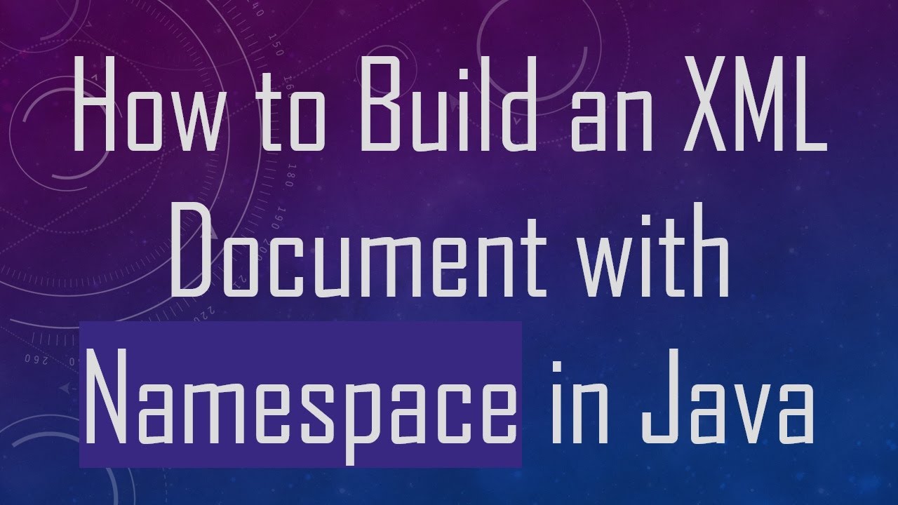 How to Build an XML Document with Namespace in Java