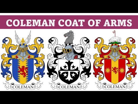 Coleman Coat of Arms & Family Crest - Symbols, Bearers, History