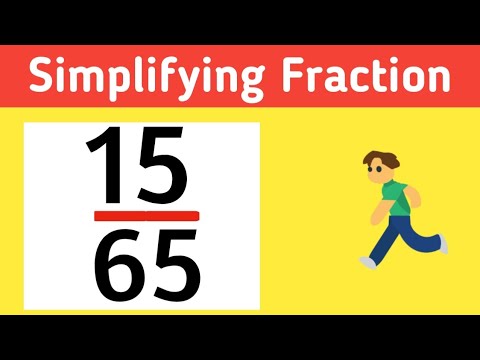 Simplifying the fraction 15/65 (simplest form) || 15/65 Simplified