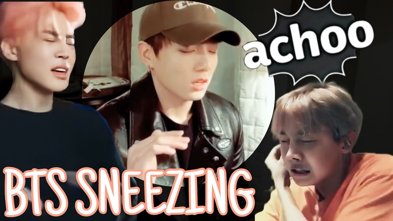 BTS Sneezing for 5 Minutes Compilation 🤧
